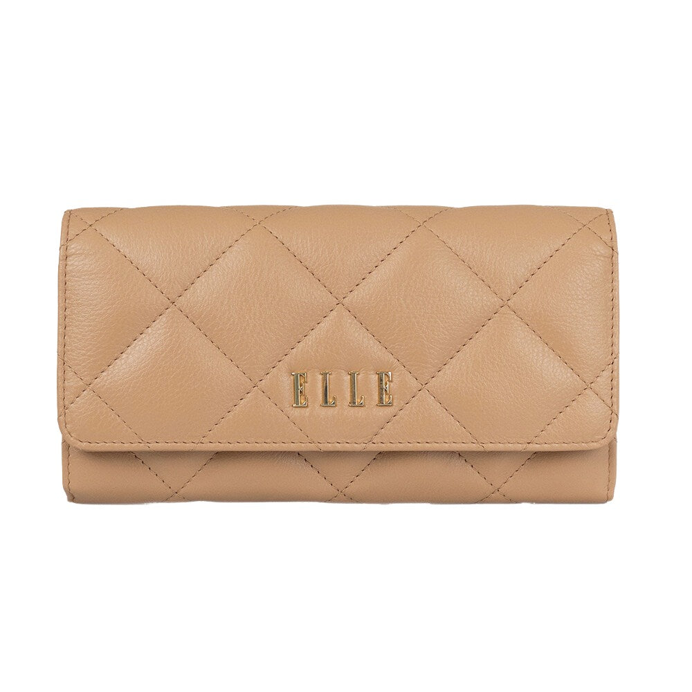ELLE BAG QUITING WALLET กระเป๋าสตางค์ หนังวัวแท้ EWW163 – ICCSHOPPING